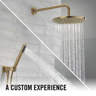 Delta Modern Raincan Round Shower System, Rain Shower Head with ...