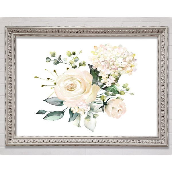 Bright Star Light Pink Roses Display - Single Picture Frame Print ...