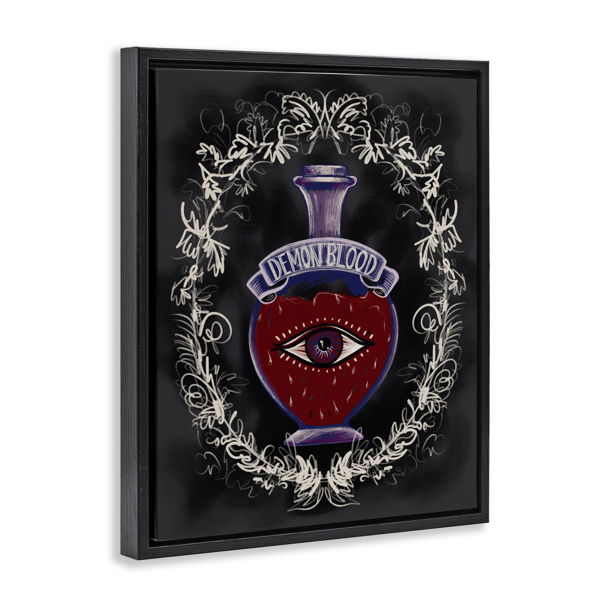 Latitude Run® Demon Blood Jar Floating Frame, design by Connie Summers ...