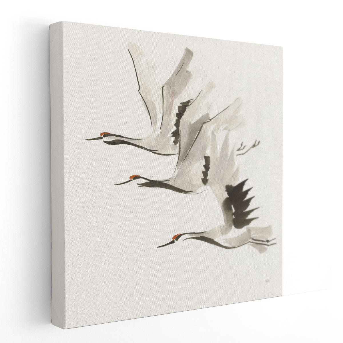Lark Manor™ Zen Cranes II - Canvas Print Wall Art | Wayfair