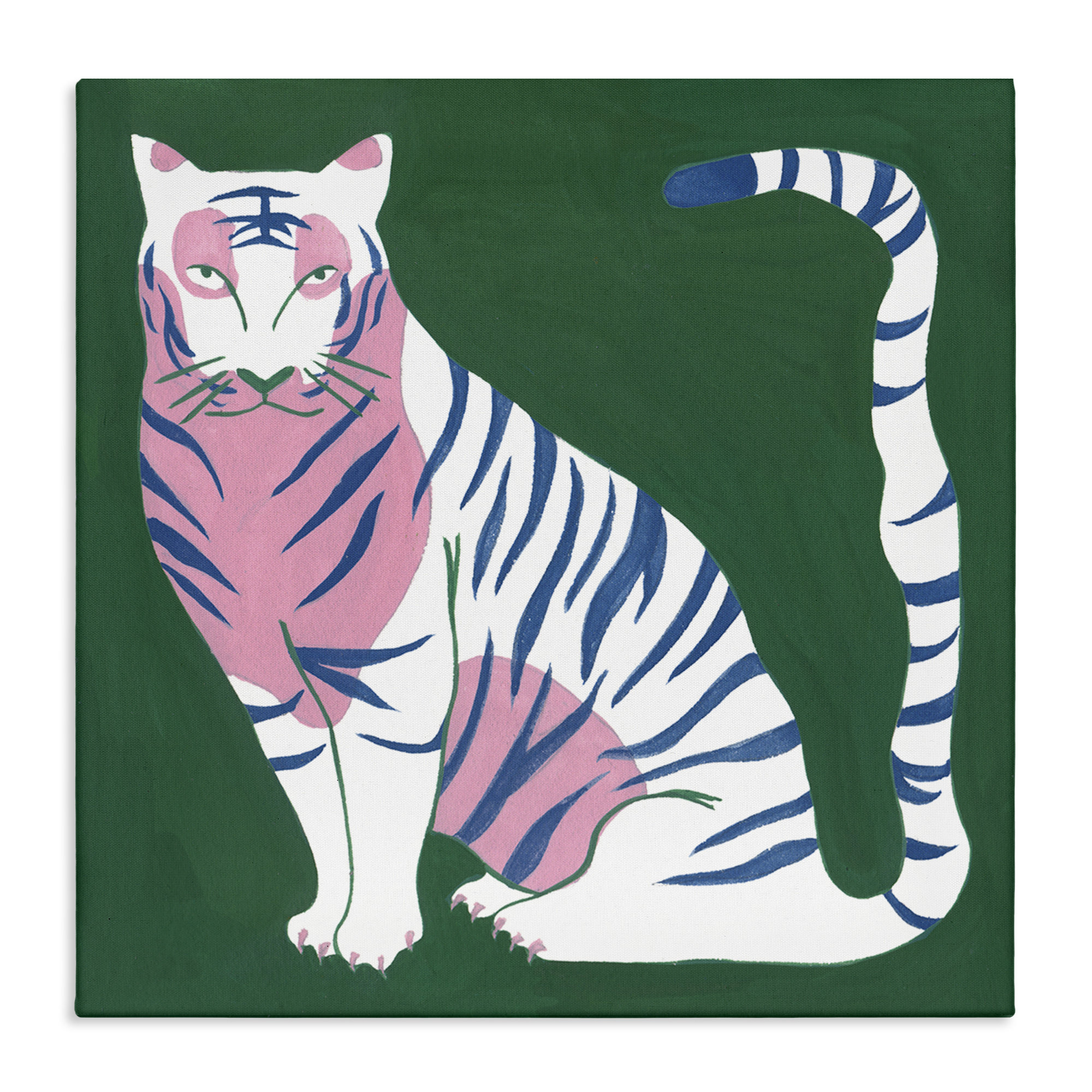Wrought Studio™ Fierce Modern Tiger Canvas, design by Melissa Wang ...