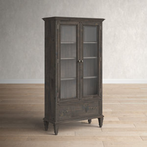 Birch Lane™ Kerey 75" H x 40" W Solid Wood Standard Bookcase & Reviews ...