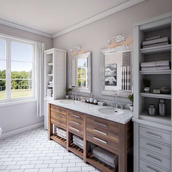 Wade Logan® Kaylin 2 - Light Dimmable Vanity Light & Reviews | Wayfair