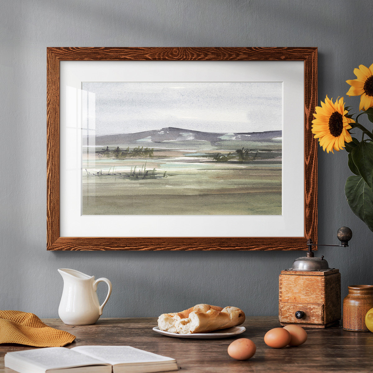 Winston Porter Muted Marsh I - Single Picture Frame Print | Wayfair