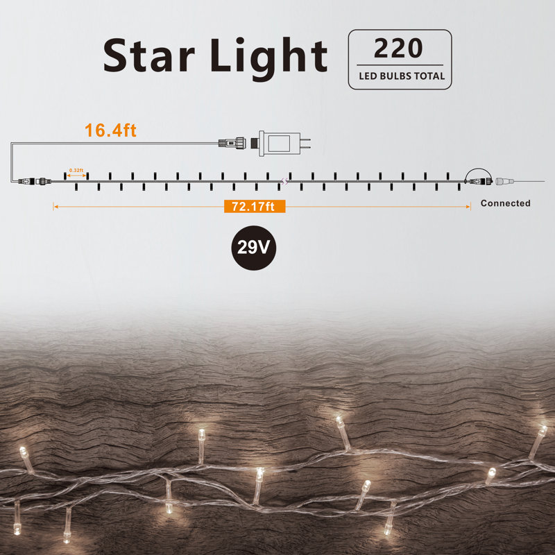 BeatiNeon Jerryl 220 - Bulb 72ft Mini LED String Light | Wayfair