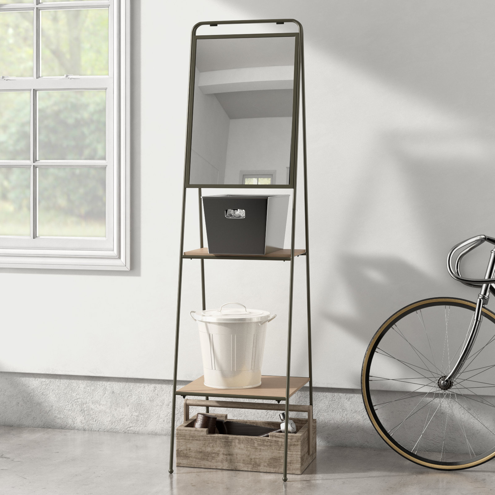 Rebrilliant Nondus 65" H x 19.69" W x 19.5" D Shelving Unit - Wayfair ...