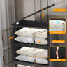 Latitude Run® Extra Large Stackable Storage Bins with Lids & Wheels ...