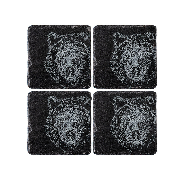 Selbrae House Square 4 Piece Coaster Set | Wayfair.co.uk