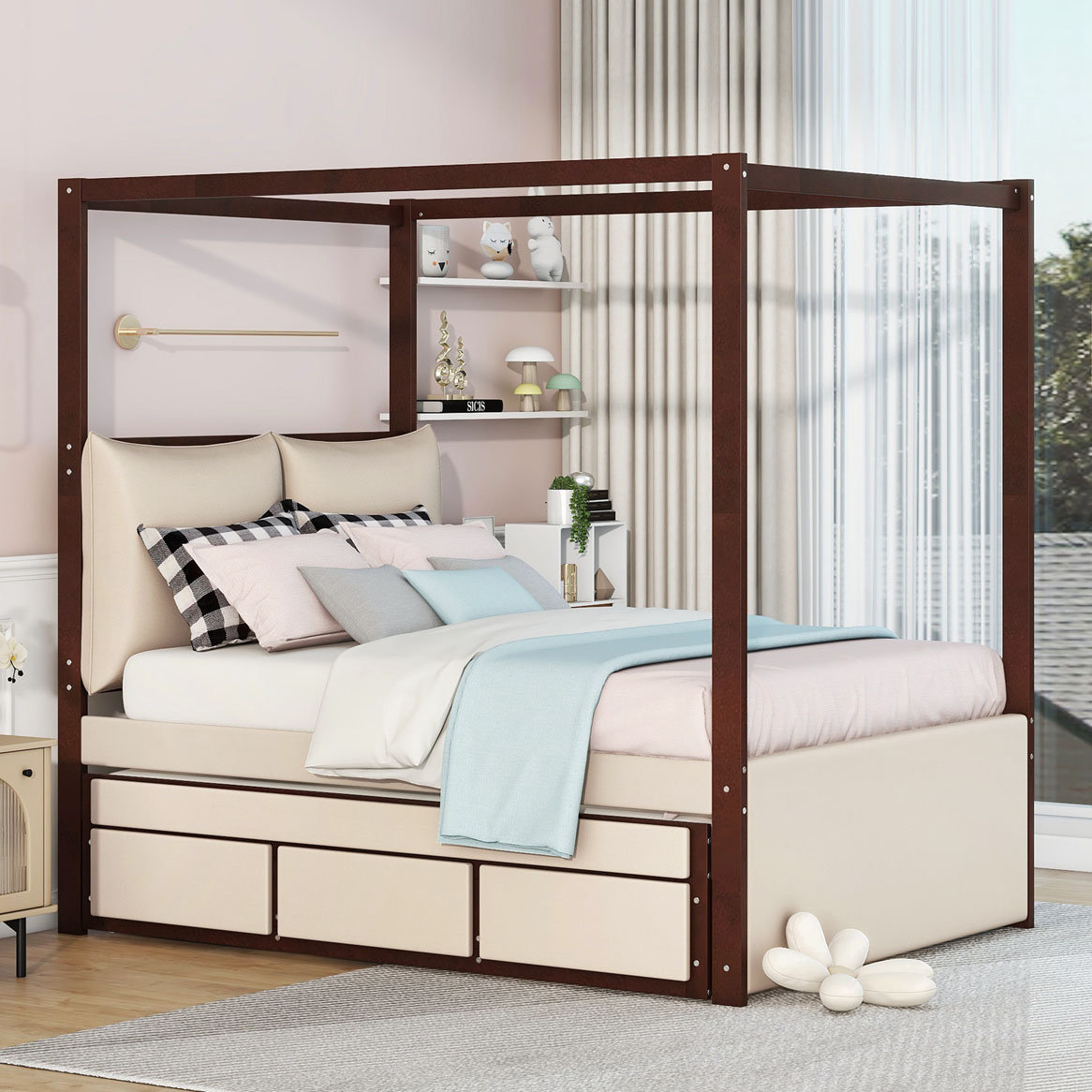Red Barrel Studio® Izhane Upholstered Platform Storage Bed | Wayfair