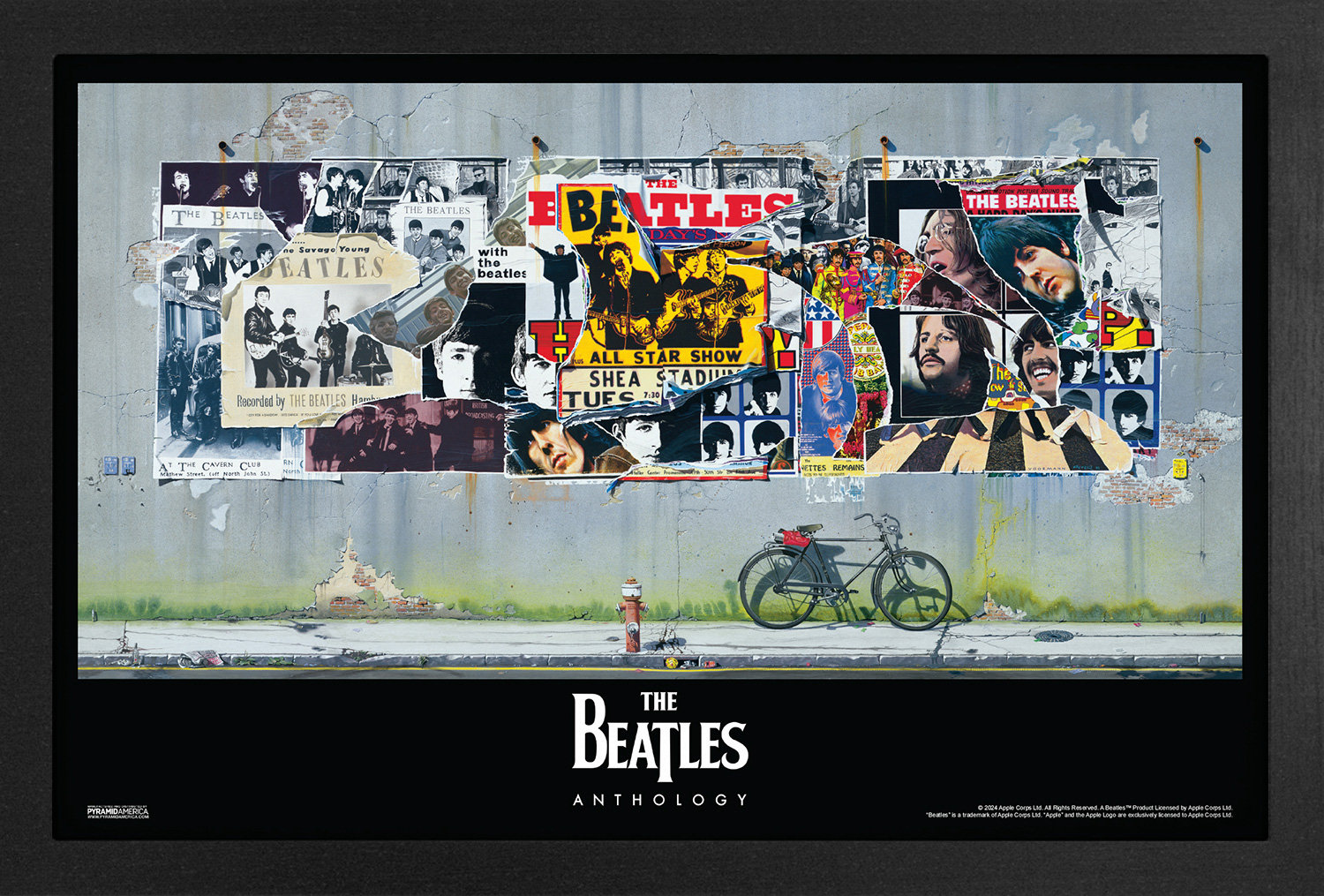 Ebern Designs The Beatles - Anthology Collage 11x17 Gel-Coat Framed ...