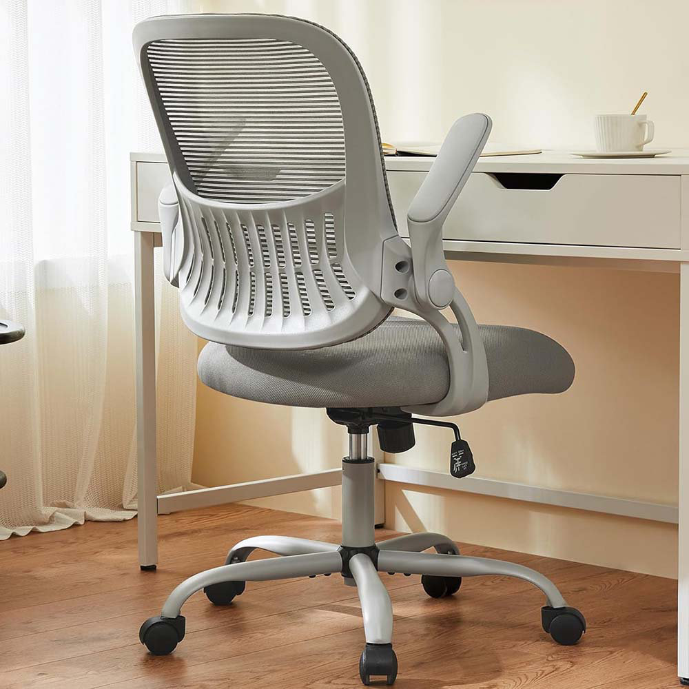 Inbox Zero Game Chair, Ergonomic Mid-Back Mesh Rolling Work Swivel Task ...