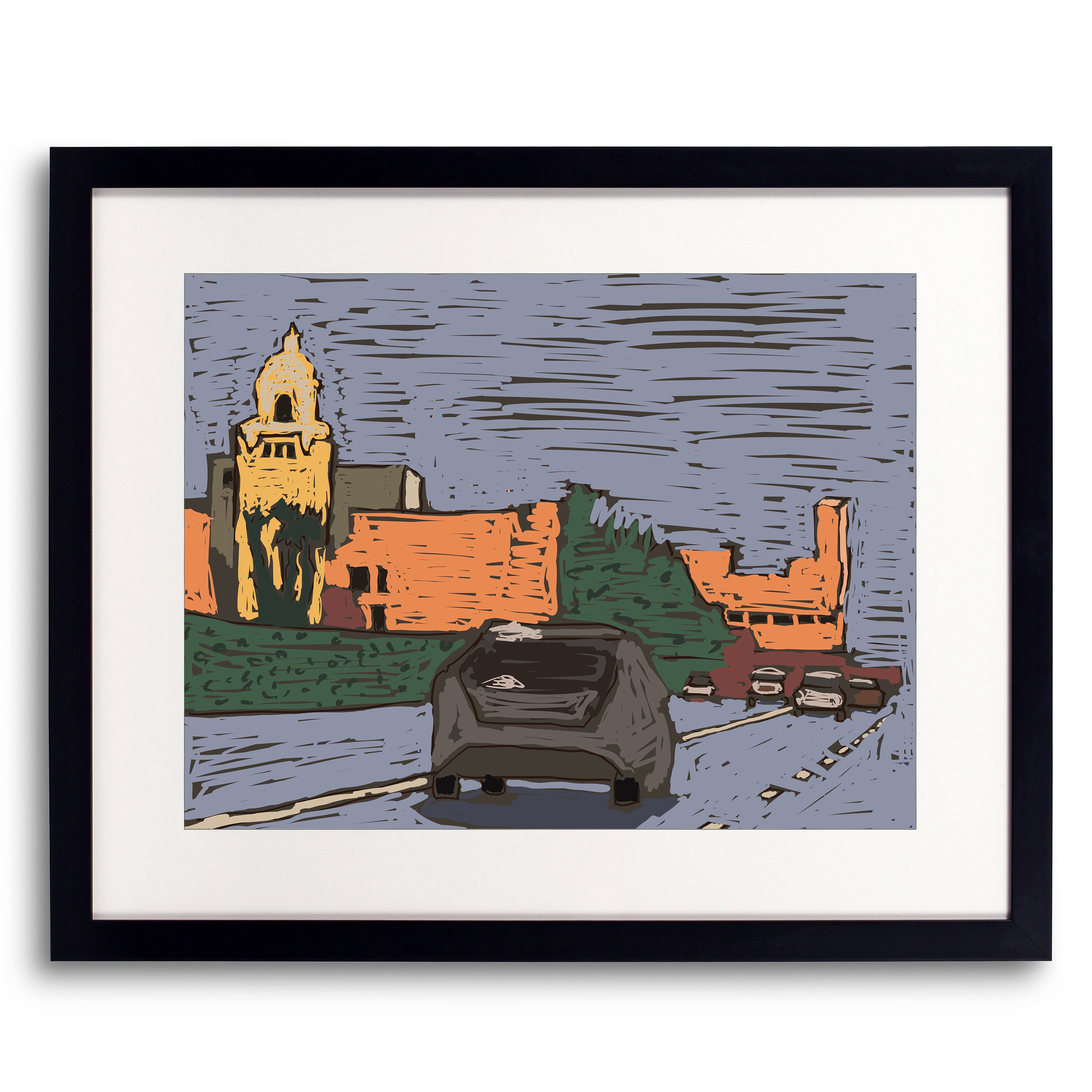 Made & Curated City Hall Beverly Hills by Deborah Blum - Picture Frame ...