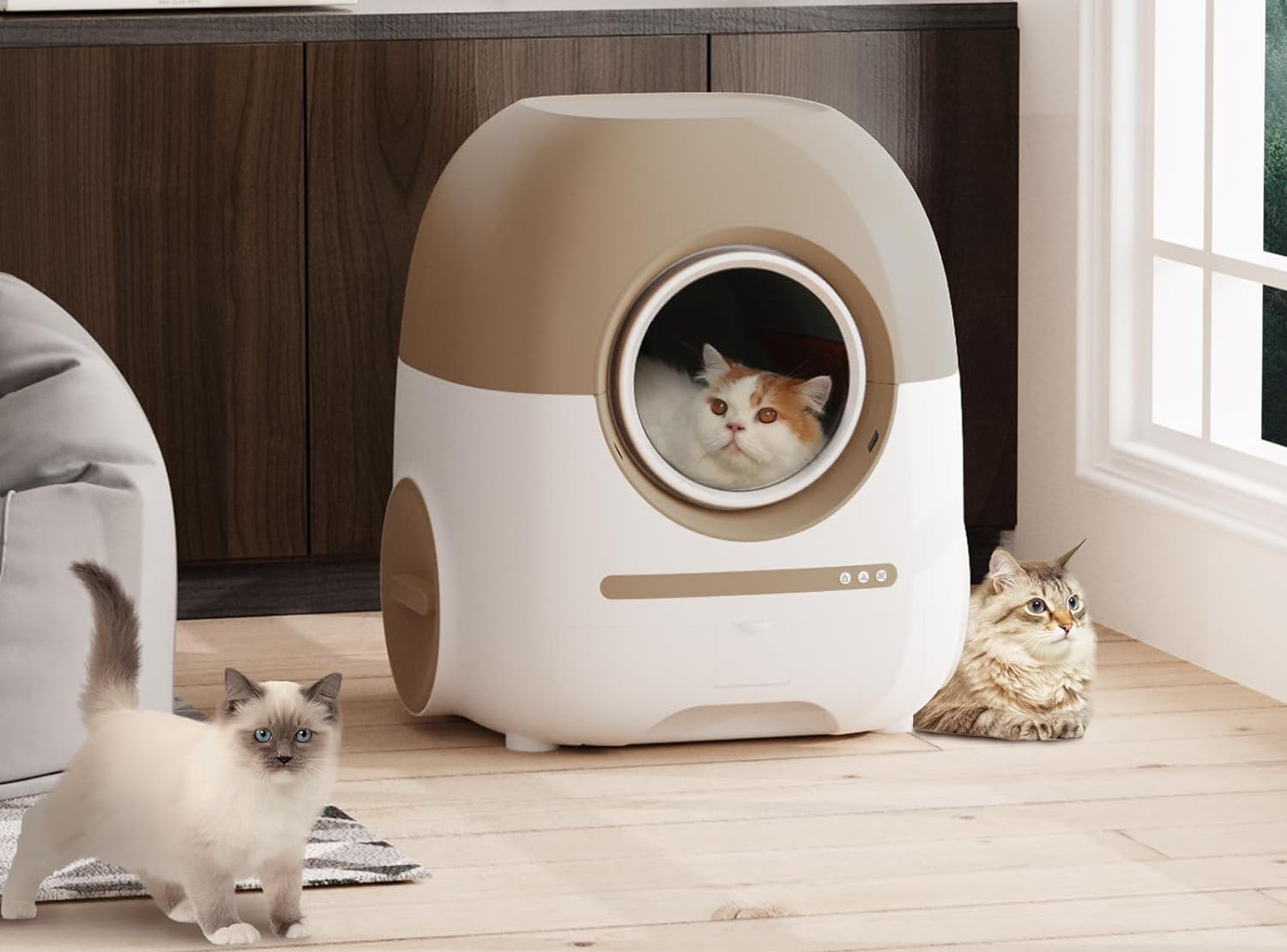 Tucker Murphy Pet™ Automatic Smart Cat Litter Box | Wayfair