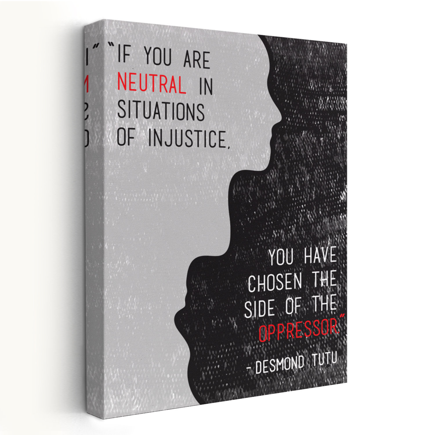 Ebern Designs Injustice - Multicultural Inspirational Design Type Signs ...