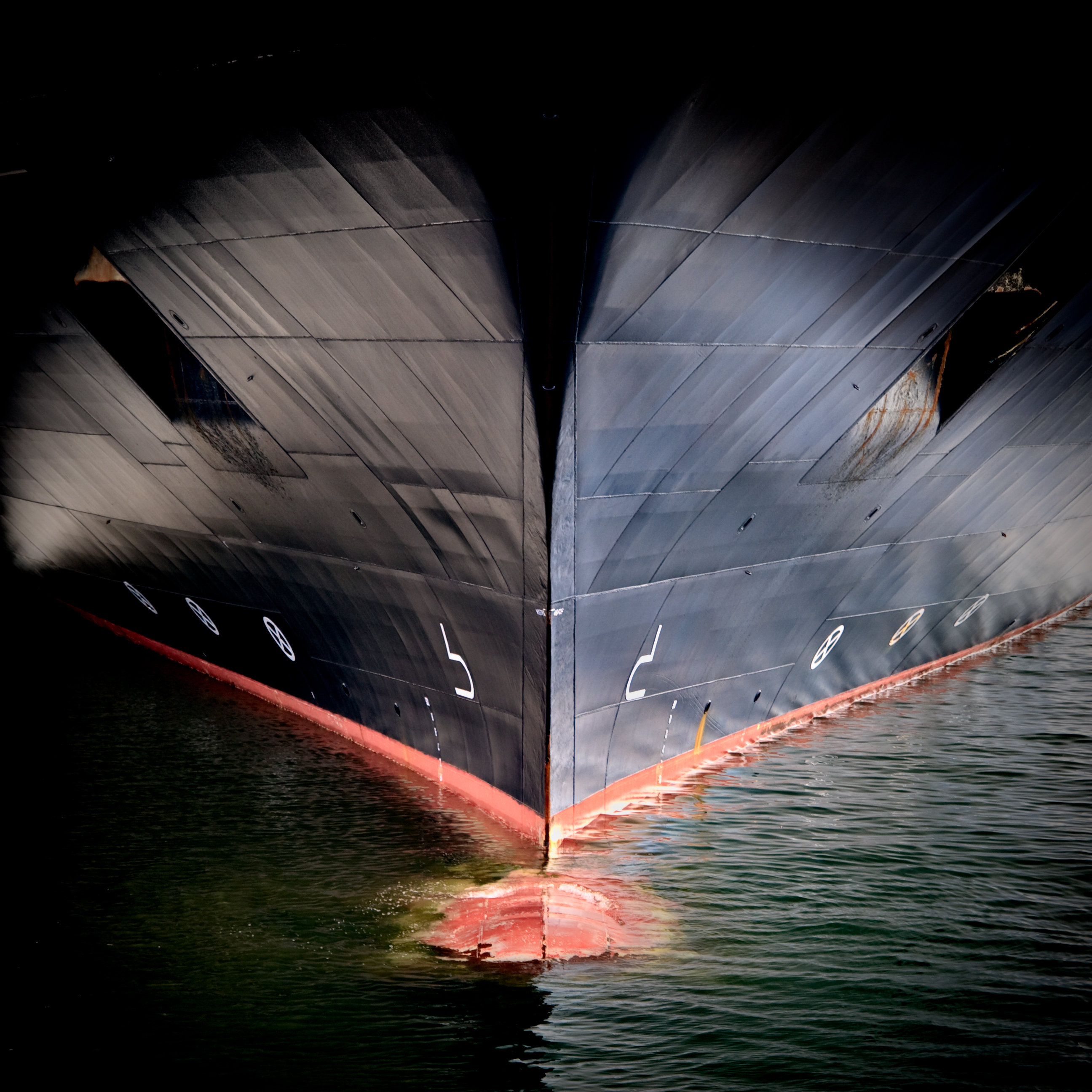 Breakwater Bay Bow of a Large Ship - Wrapped Canvas Photograph | Wayfair