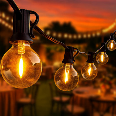 string lights outdoor plug in