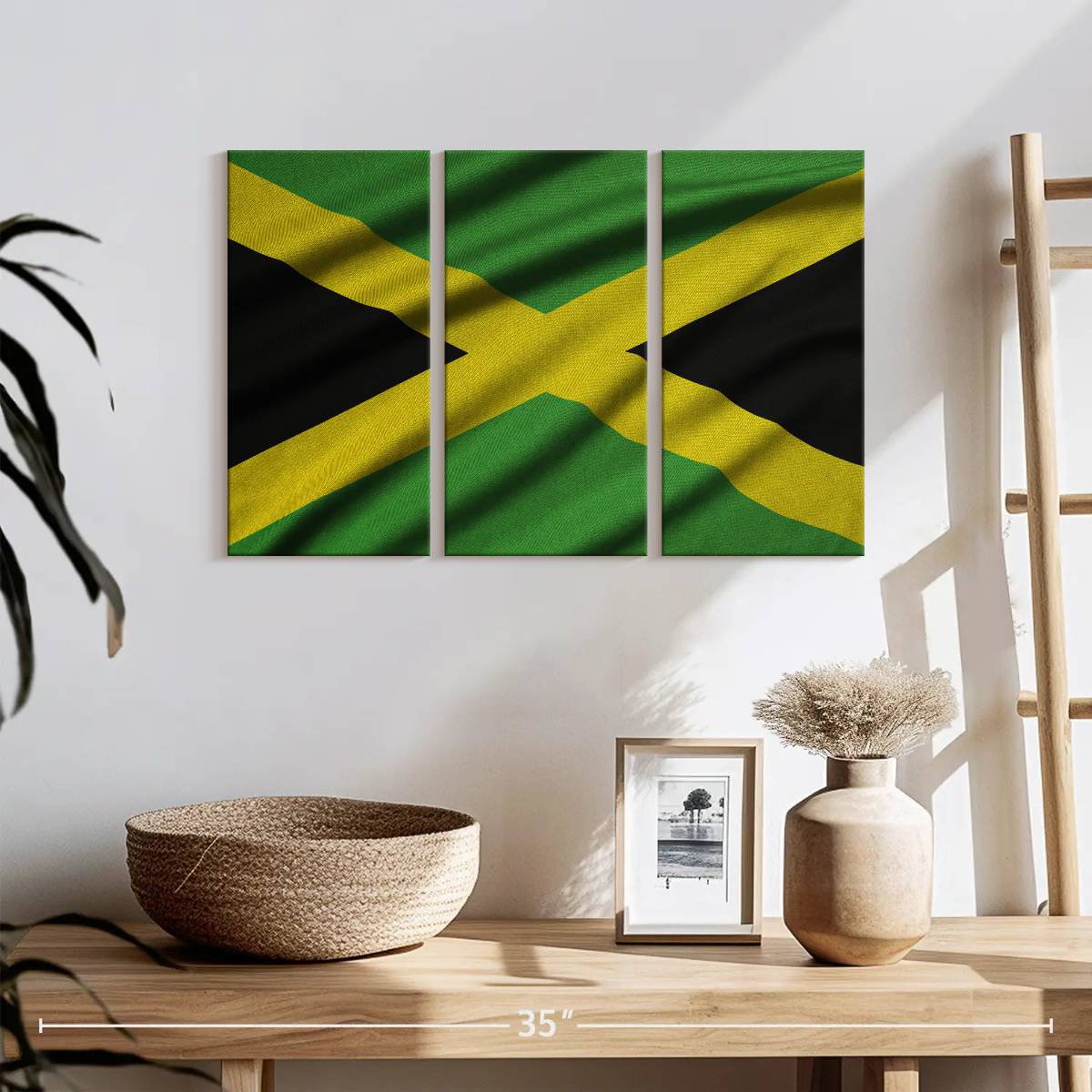 Ebern Designs Borges Waving Jamaica Flag - Wayfair Canada