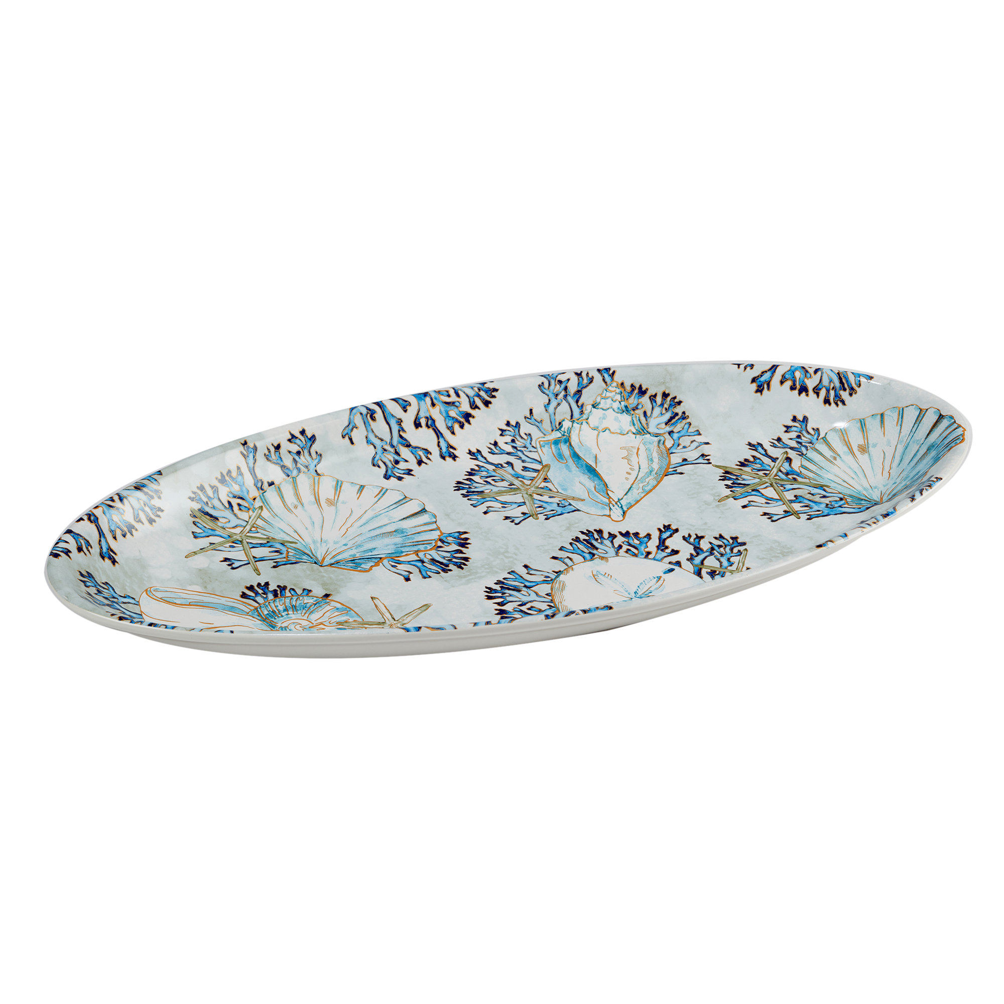 Certified International Playa Shells Fish Platter & Reviews - Wayfair ...