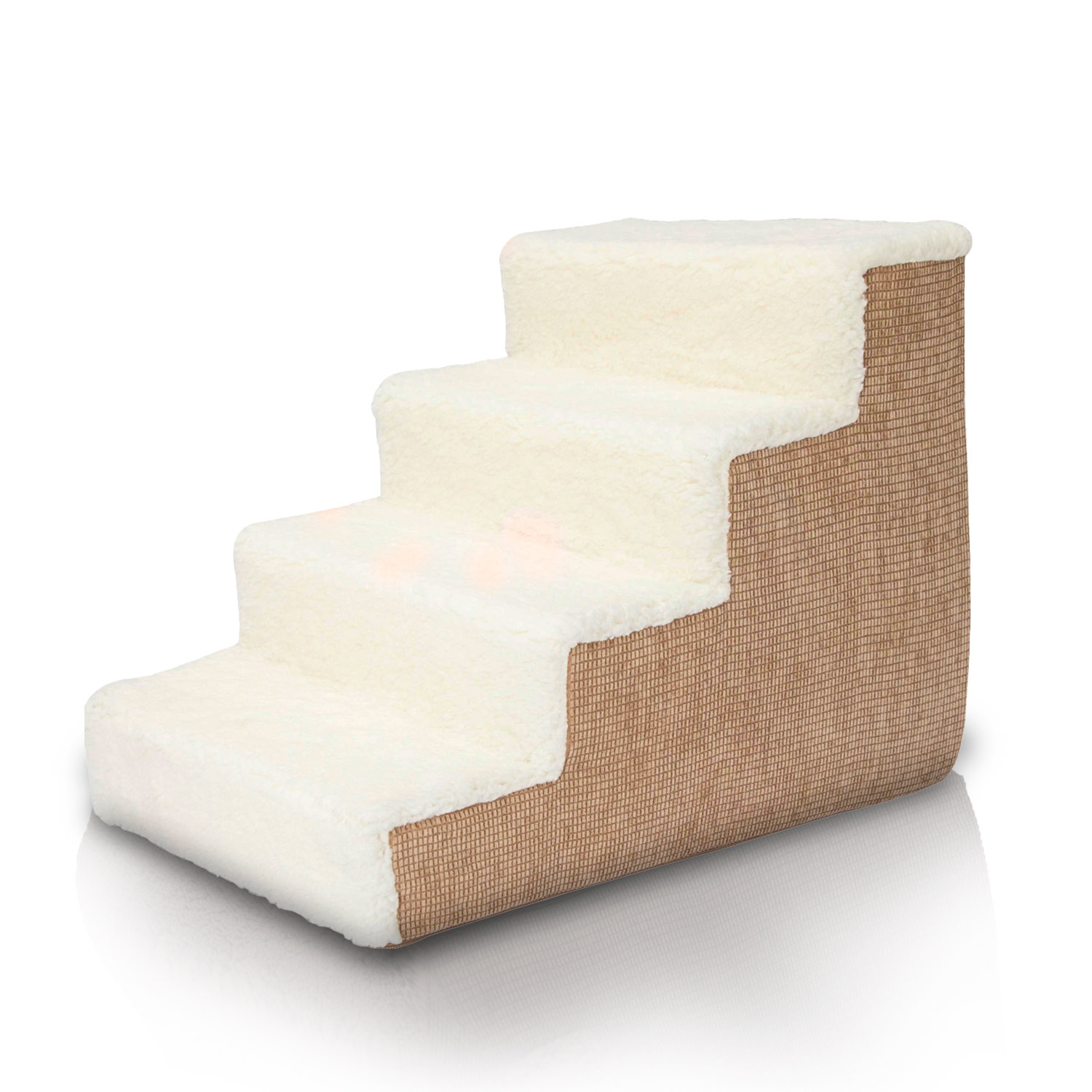 Tucker Murphy Pet™ High Density Foam Sherpa Top 4 Steps Foam & Reviews ...