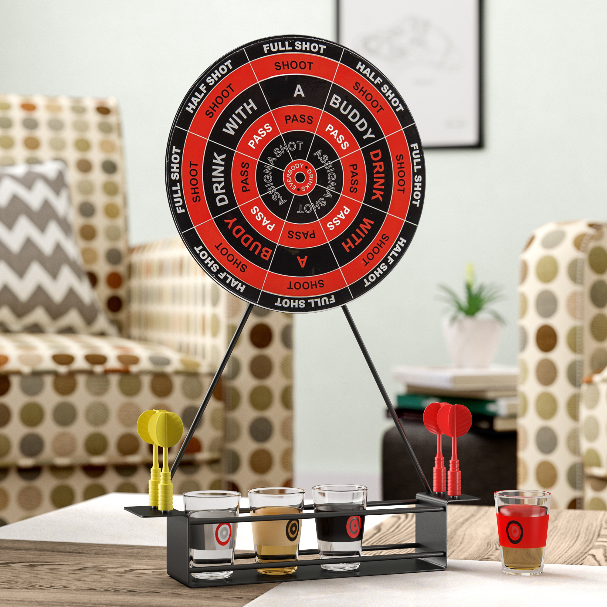 Ebern Designs Blohm 3oz. Crystal Shot Glass / Shooter Set & Reviews ...