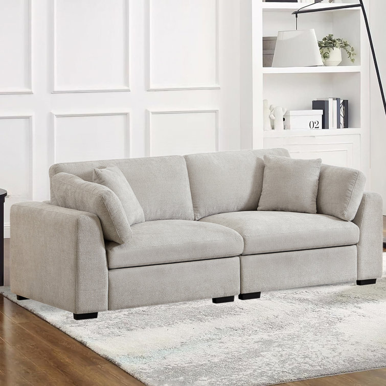 Latitude Run® Upholstered Sofa Wide Seat Modular Sofa Couch | Wayfair