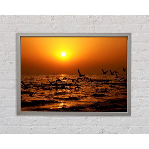 Highland Dunes Ocean Flight Framed Print | Wayfair.co.uk