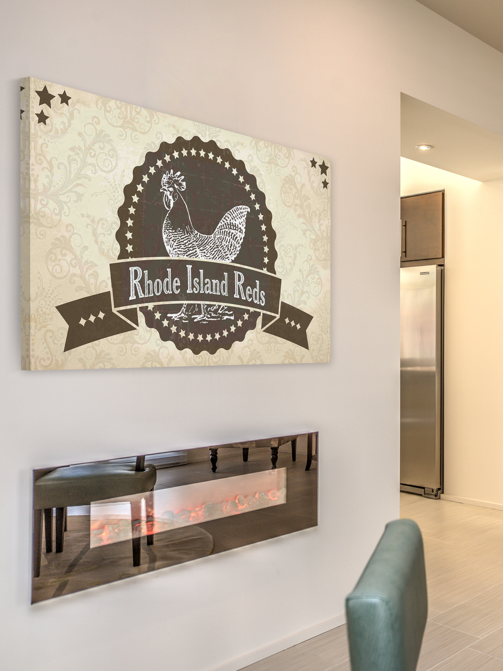 Marmont Hill 'Rhode Island Reds' Painting Print on Wrapped Canvas ...