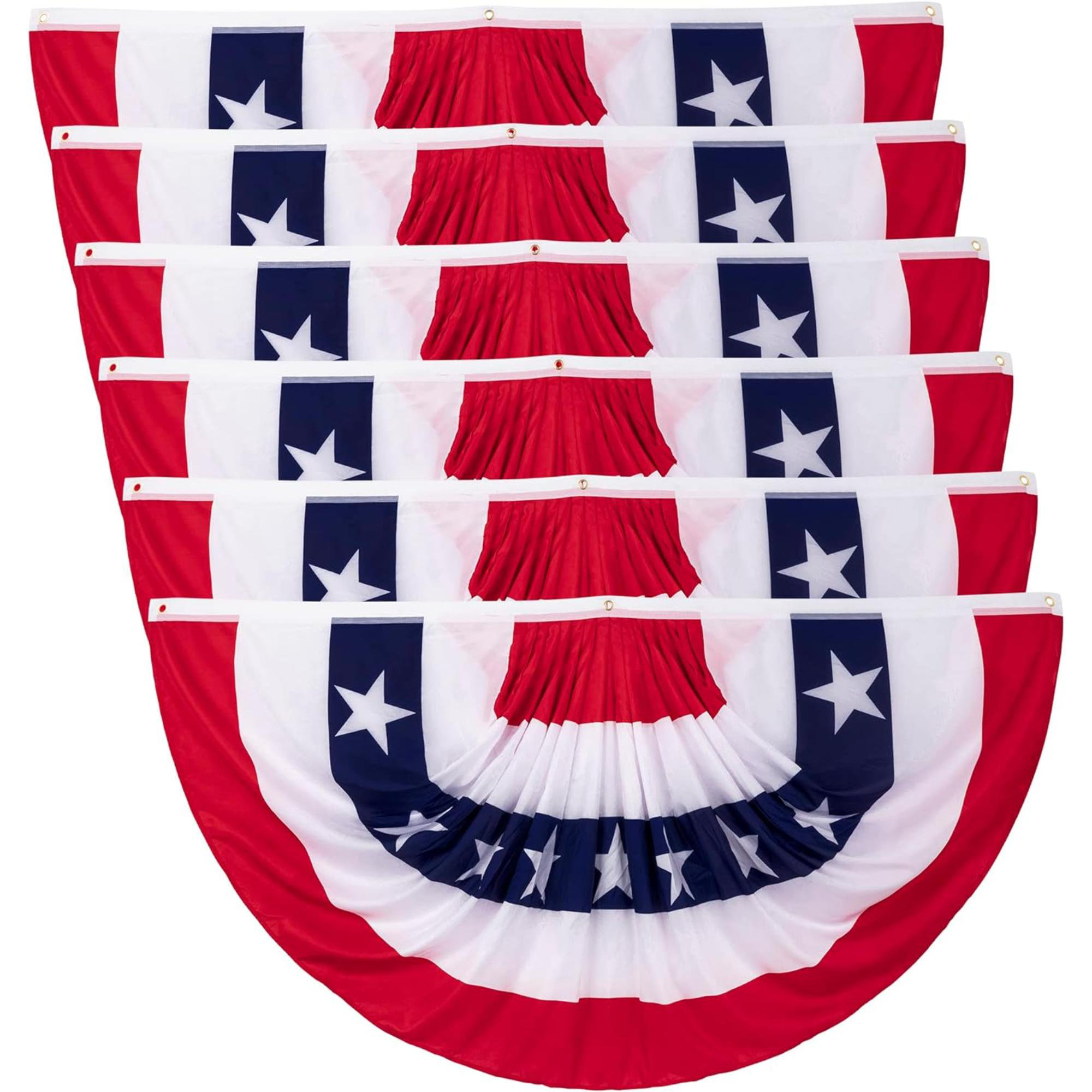 The Holiday Aisle® 6 PCS Fourth Of July Decorations, Large Patriotic ...