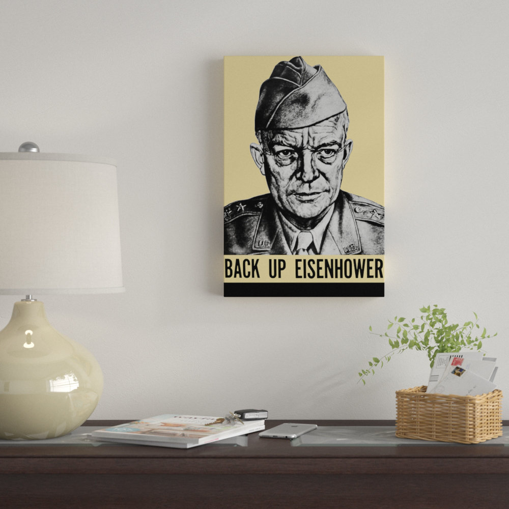 East Urban Home 'WWII Propaganda Poster Featuring General Dwight ...