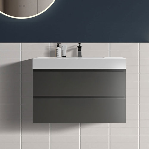 36 Inch Wall Mounted & Floating Single Vanities You'll Love | Wayfair