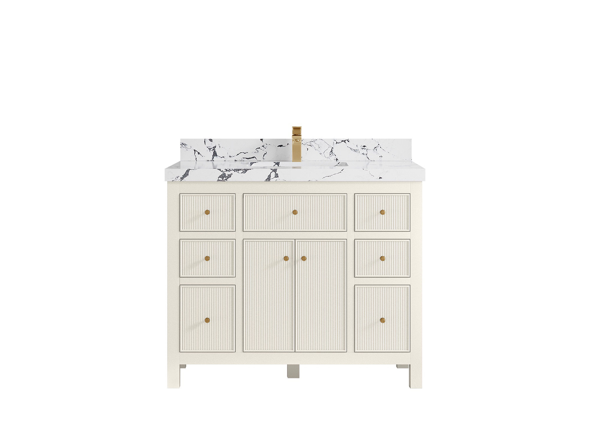Willow Collections Sonoma 42 In. W X 22 In. D Single Sink Bathroom ...