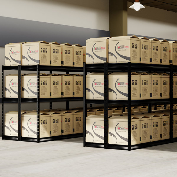 WFX Utility™ Atlas 77" W Loads 7500 Lbs Wide Storage Shelves, Heavy ...