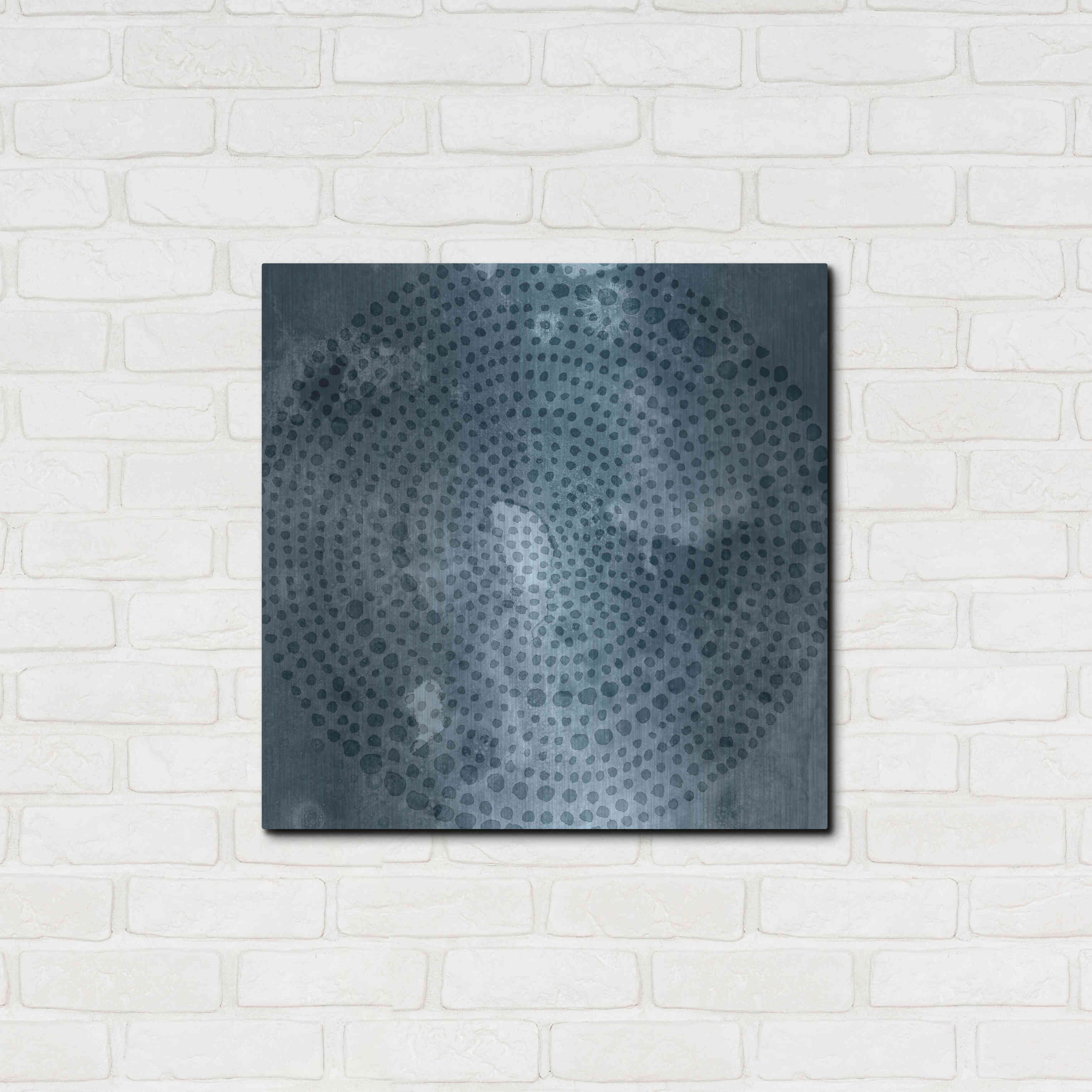 Orren Ellis 'Indigo Wheel I' By Chariklia Zarris, Metal Wall Art | Wayfair