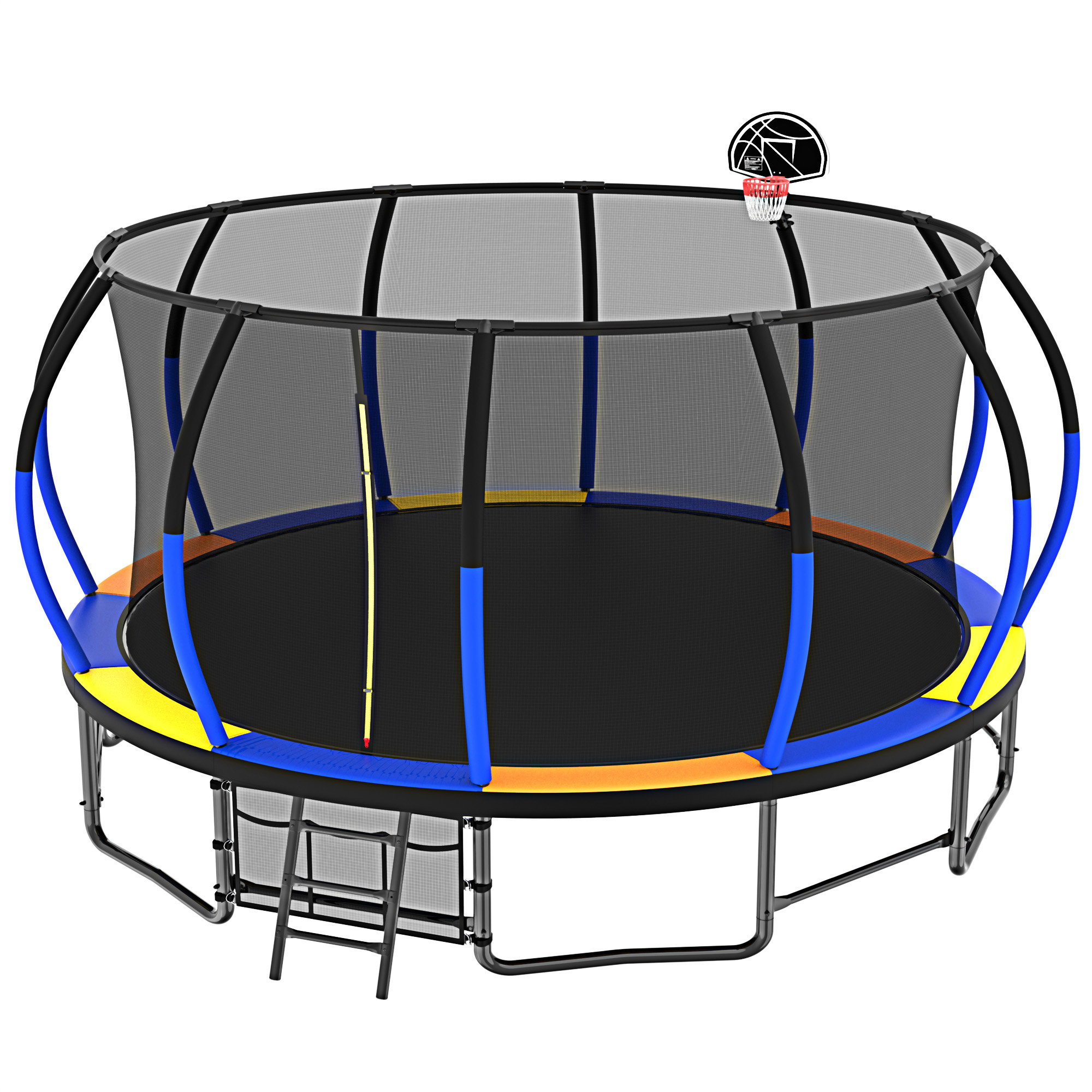 wendeway 16FT Trampoline With Enclosurerecreational Trampolines With ...