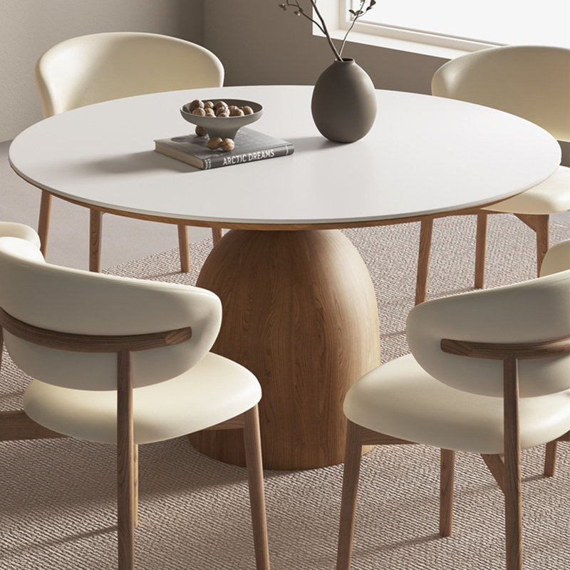 Brishher French solid wood rock dining table | Wayfair