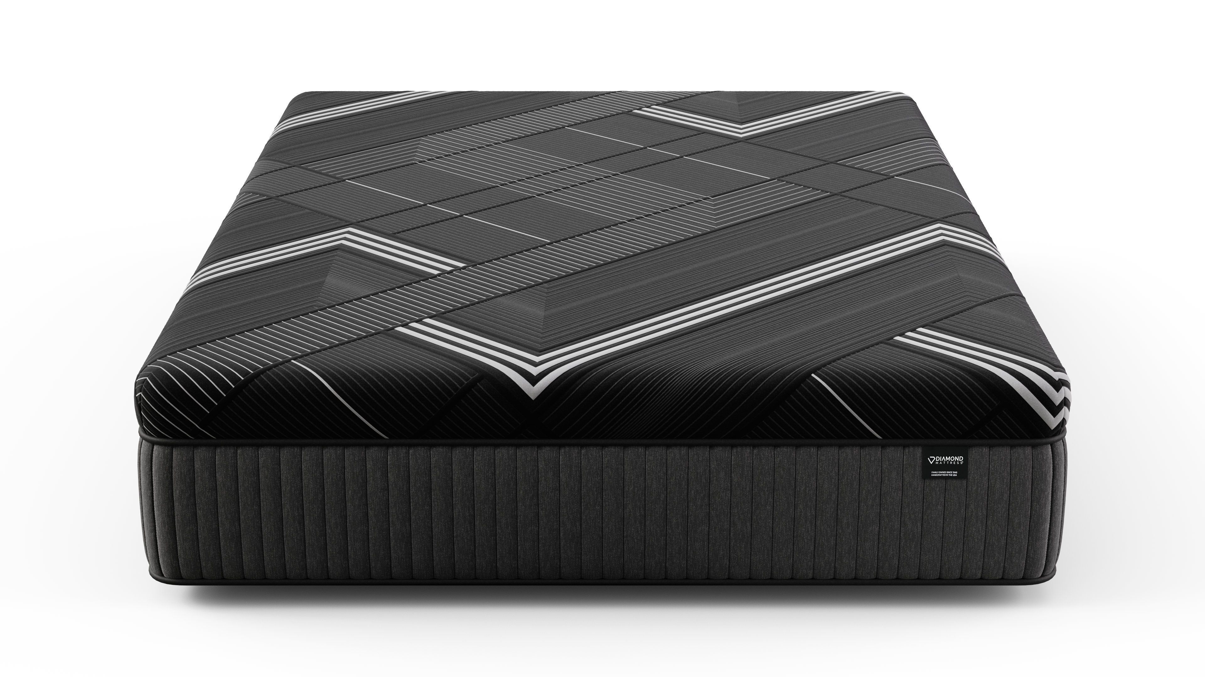 Diamond Mattress Zeta Ice Graphite Infused Memory Foam, Firm Feel, 14 ...