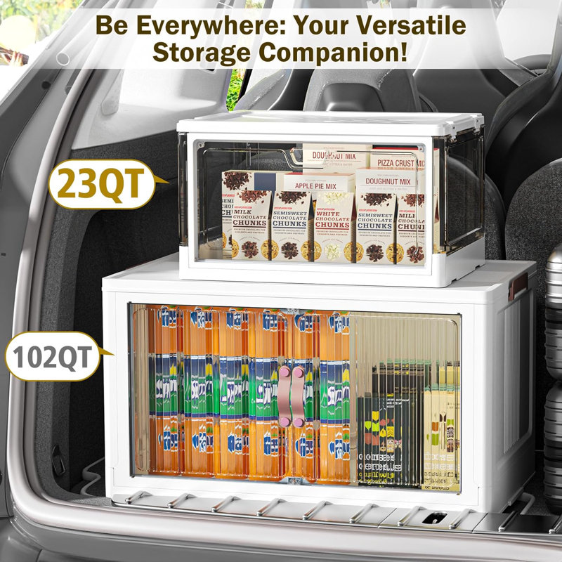 Rebrilliant Plastic Storage Bin Set | Wayfair