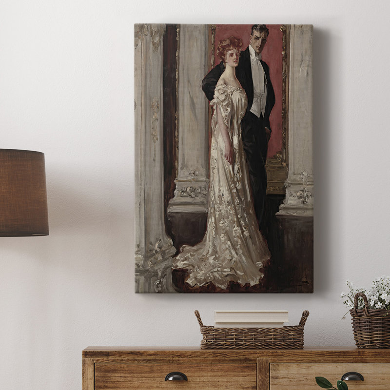 Alcott Hill® Vintage Portrait Print XCIII -Custom Wrapped Gallery Cavas ...