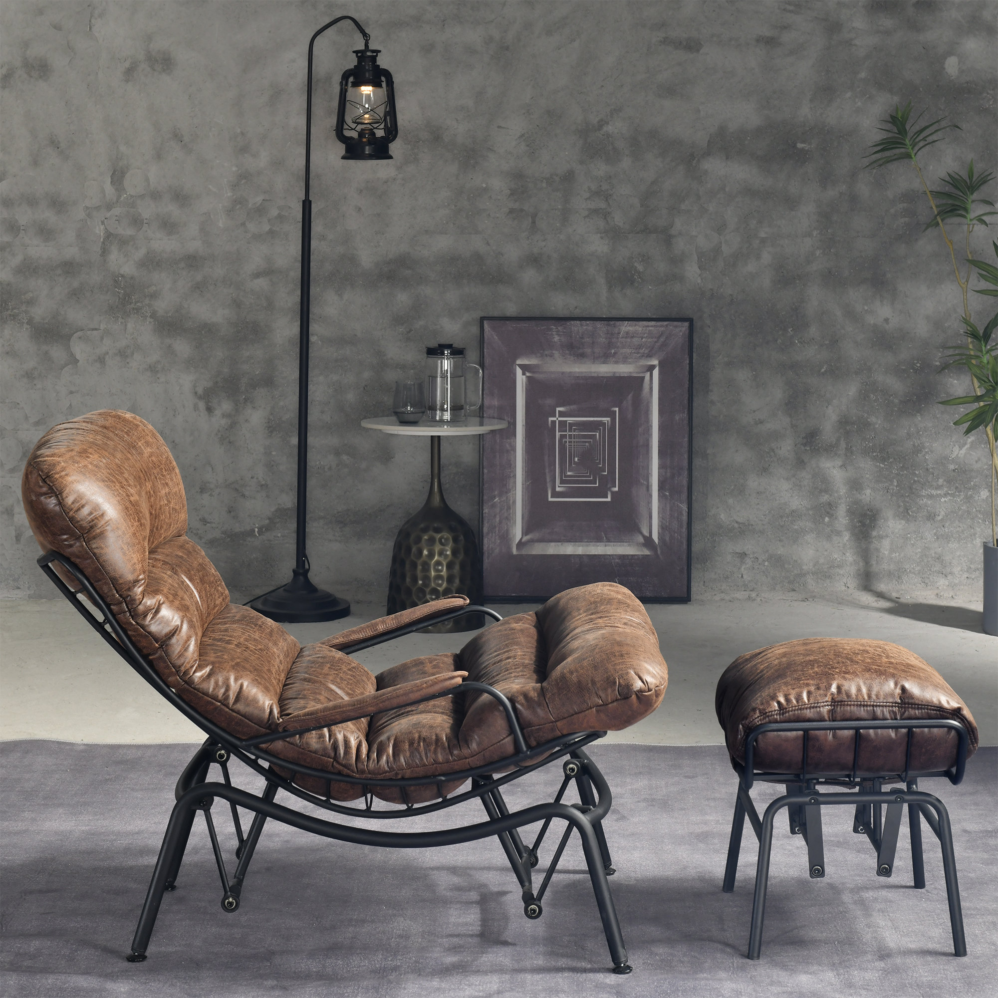 17 Stories Matigan Metal Rocking Chair | Wayfair