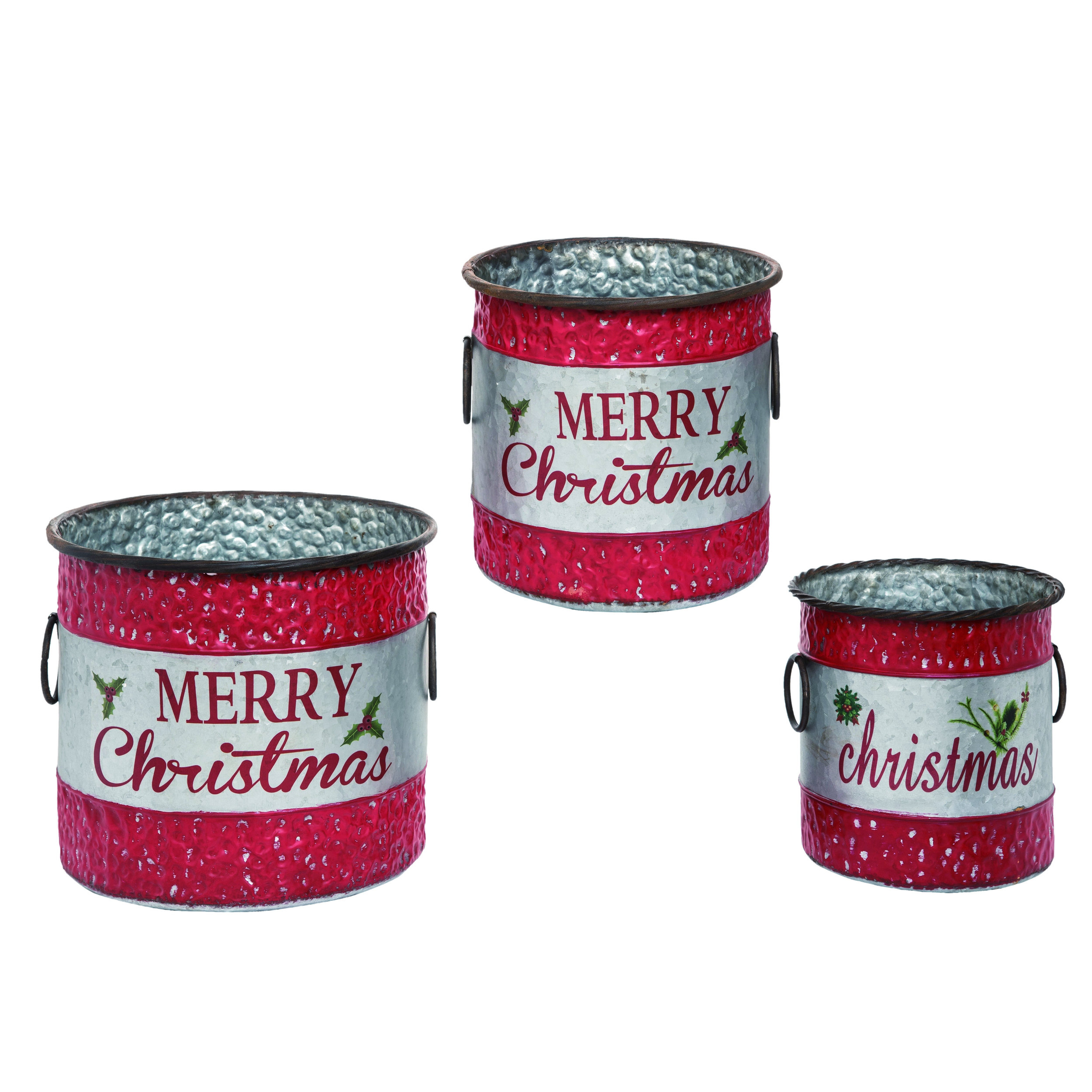 The Holiday Aisle® 3 Piece Merry Containers Set | Wayfair