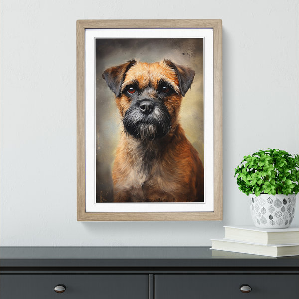 Big Box Art Border Terrier Contemporary - Single Picture Frame Art ...