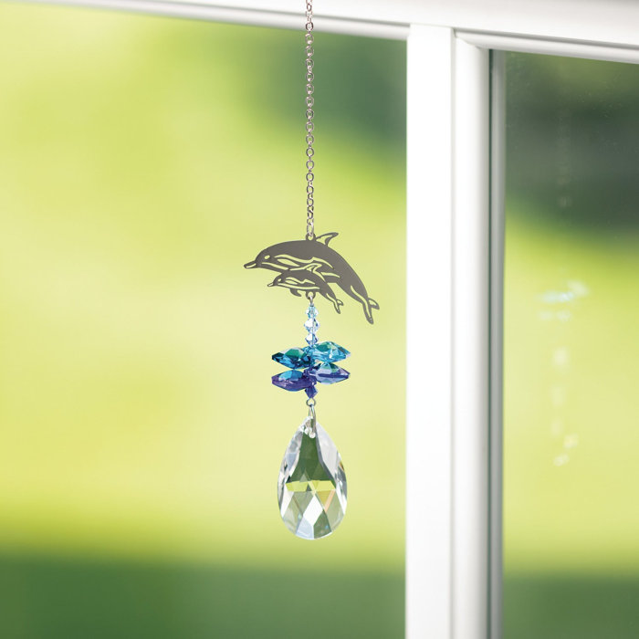 Woodstock Chimes Crystal Animals Hanging Figurine Ornament | Wayfair