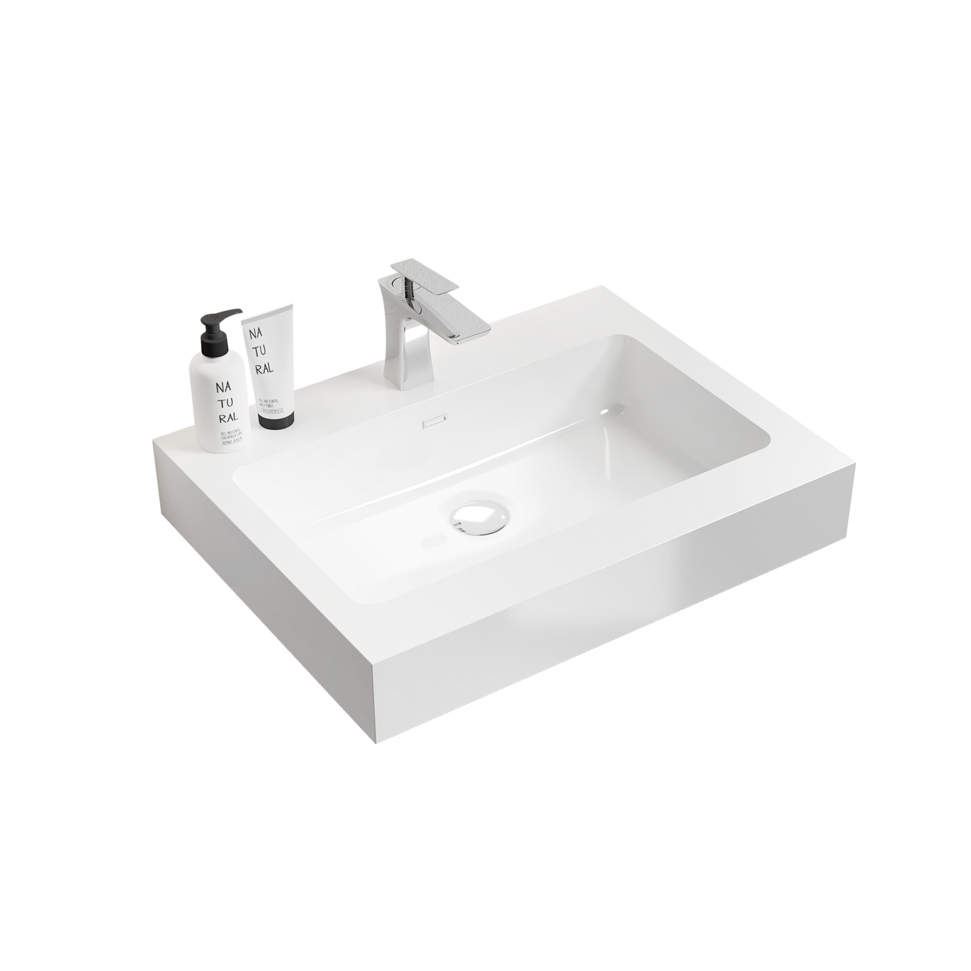 Orren Ellis Marronnier 24'' Single Vanity Top with Faucet Holes | Wayfair