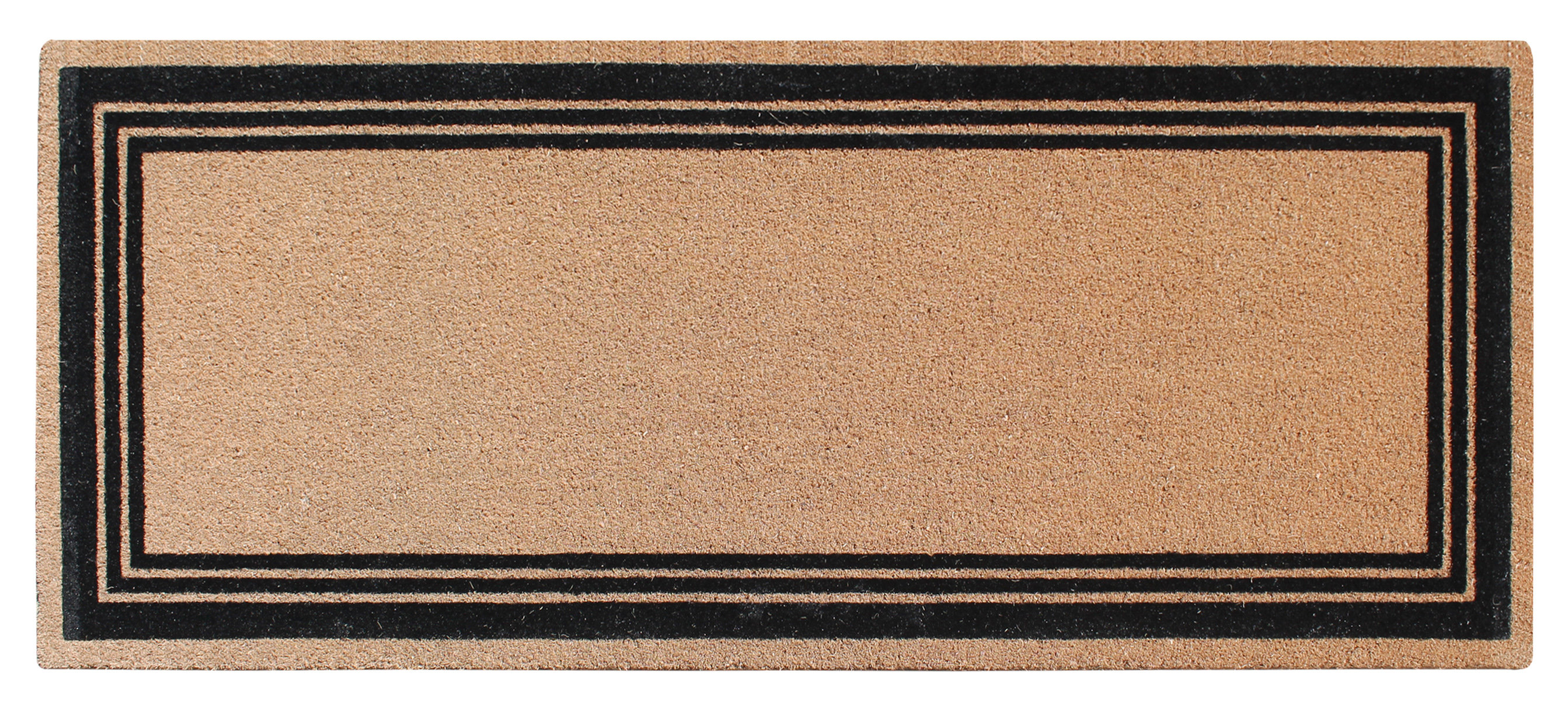 Latitude Run® Non-Slip Outdoor Door Mat Entryway Rubber Coir Doormat ...