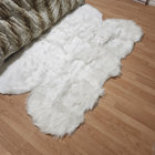 Everly Quinn Macie-Rose Faux Sheepskin Solid Color Rug & Reviews | Wayfair