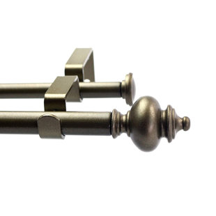 Double Curtain Rods | Wayfair