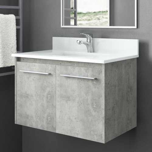 Floating & Wall Mounted Bathroom Vanities | Wayfair