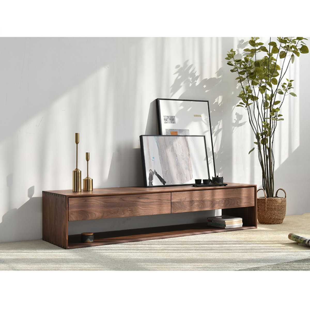 Feel High Pillows Solid Wood 62.99'' W Storage Credenza - Wayfair Canada