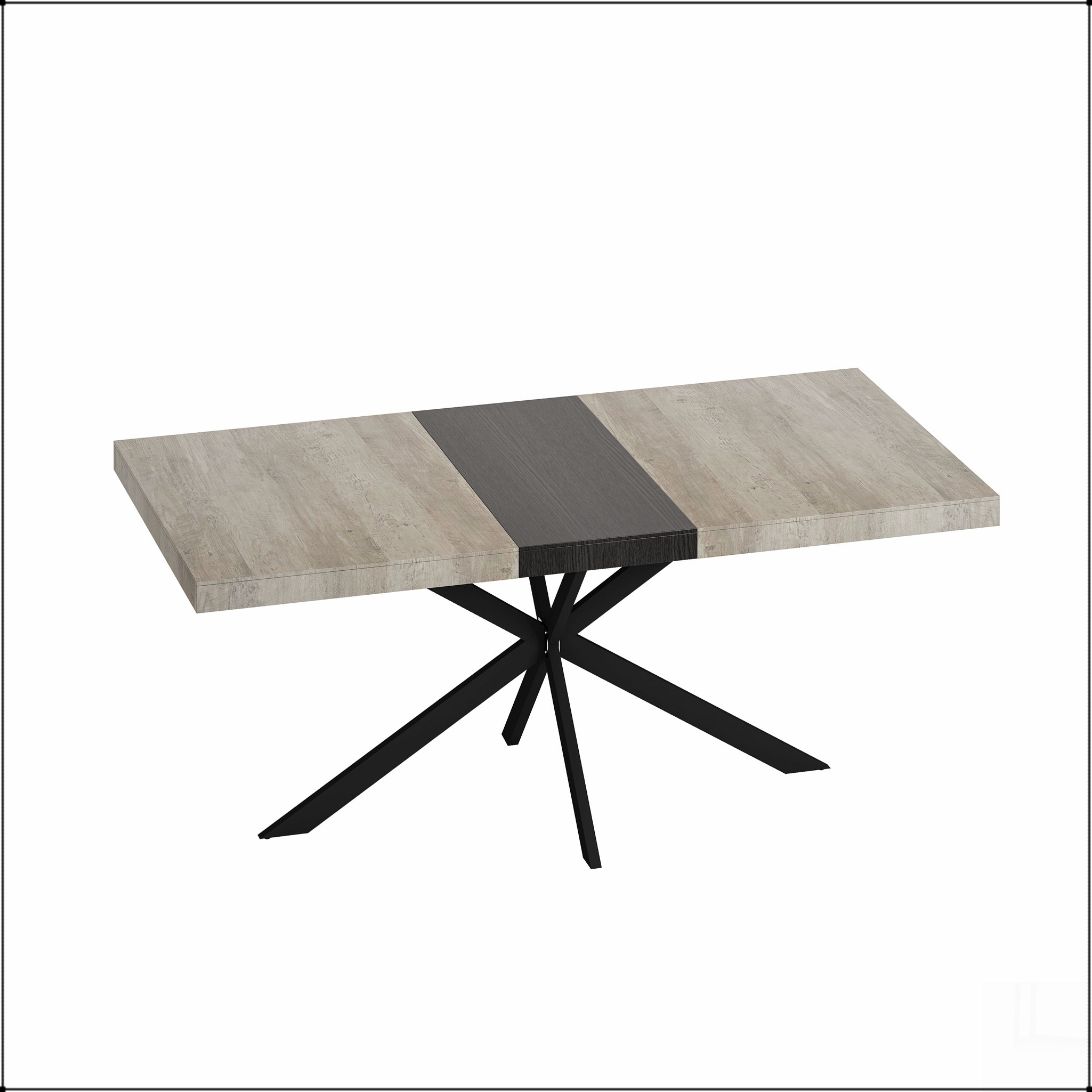 17 Stories 55.11'' -70.86"Retro Rectangular Stretch Dining Table | Wayfair