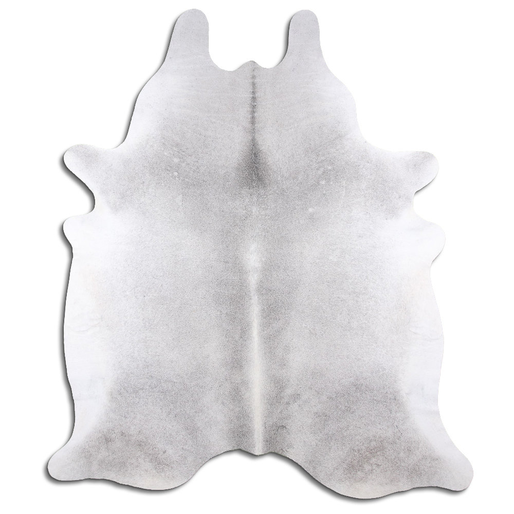 One Allium Way® Custom Genuine Grey Cowhide Rug | Wayfair